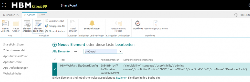 Support - HBM Apps - How to use global configuration - HB Munich GmbH